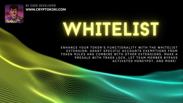 Whitelist extension for crypto token